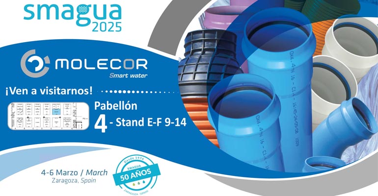 Molecor, presente en Smagua 2025 - TecnoAqua